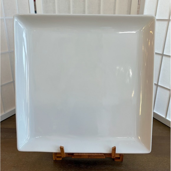 The Pampered Chef | Dining | Large Pampered Chef White Square Serving ...